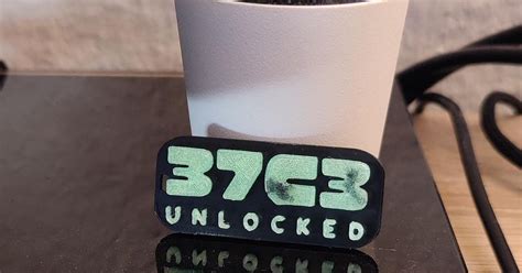 37c3 Badge By Inspir0n Download Free Stl Model