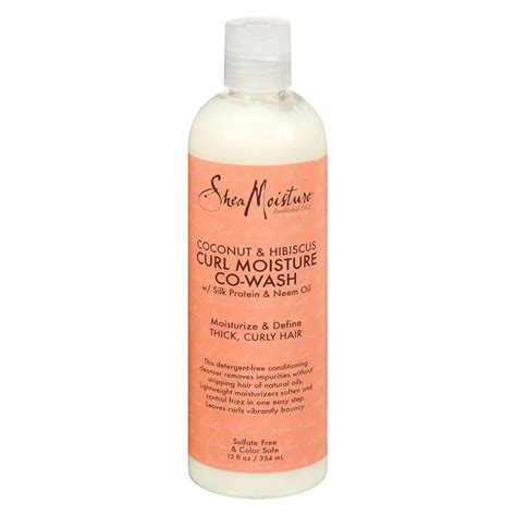 Shea Moisture Coconut And Hibiscus Curl Moisture Co Wash 12oz