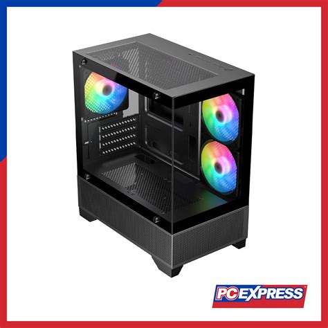 Trendsonic Eris Tempered Glass Rgb Micro Atx Gaming Case Pc Express