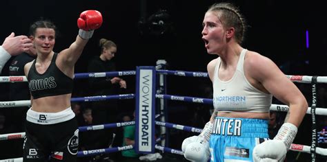 April Hunter Kirstie Bavington North Shields Boxer Determined To