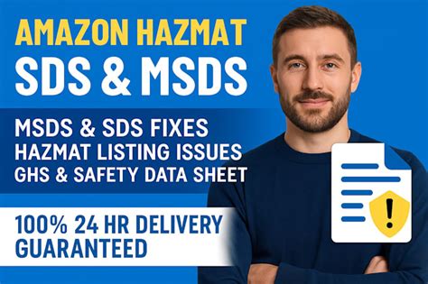 Sds Amazon Hazmat Msds Safety Data Sheet Approved Amazon Compliance Document By Michaelbarker0