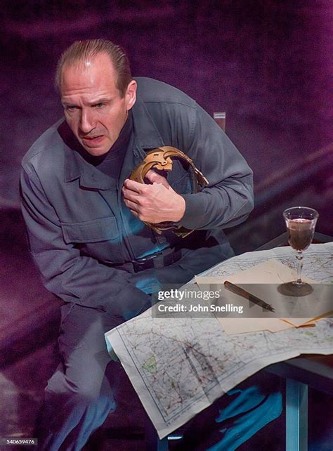 Ralph Fiennes As Richard Iii Performs On Stage During A Performance