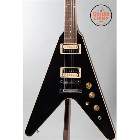 2016 Gibson Flying V Traditional Pro Black Electric Guitar