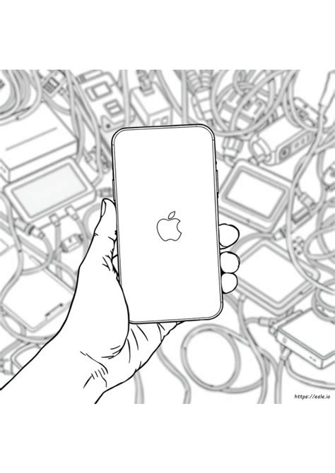 Iphone 15 Coloring Pages