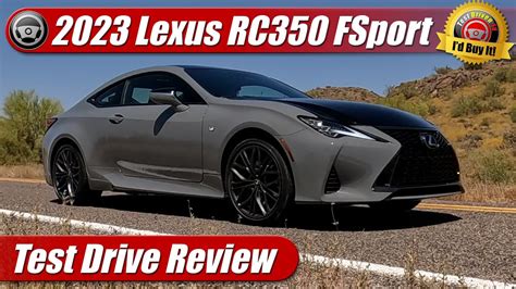 2023 Lexus Rc350 Fsport Awd Test Drive Review Youtube