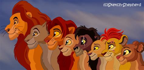 Simba And Nala And Kiara And Kovu