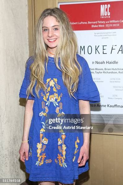 Lizzy Declement Attends Smokefall Opening Night At Lucille Lortel