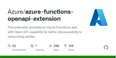 Github Azureazure Functions Openapi Extension This Extension