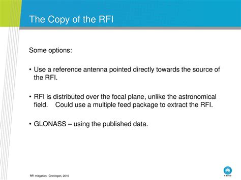 Rfi Mitigation Techniques For Radioastronomy Ppt Download