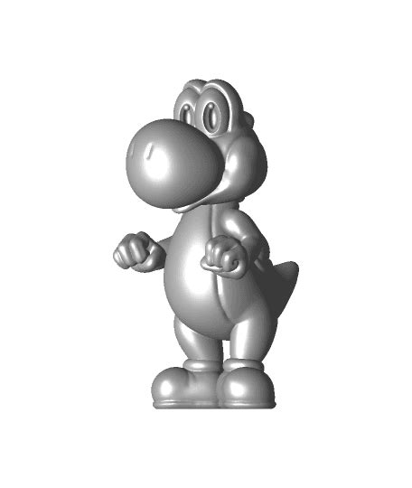 Yoshi Super Mario Bros Fan Art 3d Model By Printedobsession On Thangs