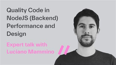 Quality Code In Nodejs Backend Performance And Design Youtube