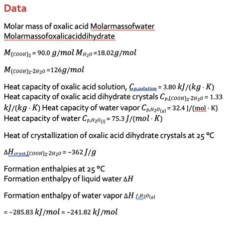 1 Oxalic Acid Crystallization Background Oxalic Acid