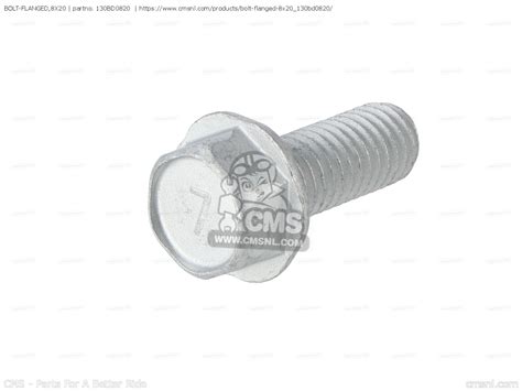 130bd0820 Bolt Flanged8x20 Kawasaki Buy The 130bd0820 At Cmsnl