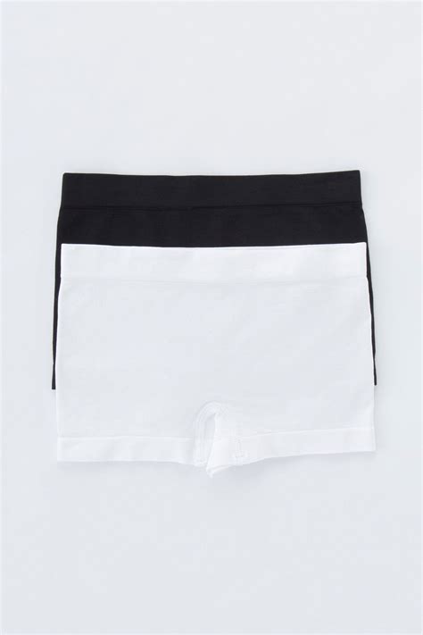 Negru Alb Boxeri Teen Seamless Basic 2buc Fetițe Plubi5ln20skssb910 Penti Romania