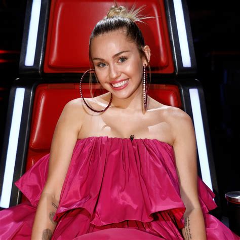 Miley Cyrus The Voice Miley Cyrus Reflects On Her Deep Voice In