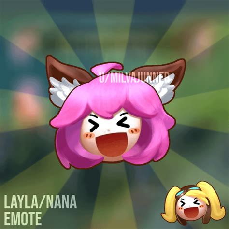 Nana Layla Emote Mashup I Made From Sheer Boredom Rmobilelegendsgame