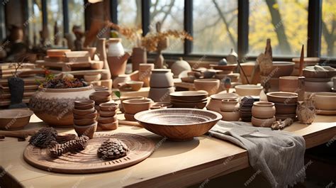 Ceramics Shop Handcrafted Objects Ceramic Display Artisanal Pottery