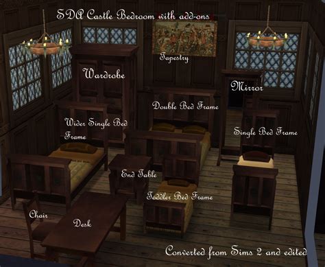 Sda Castle Bedroom The Sims 4 Build Buy Curseforge