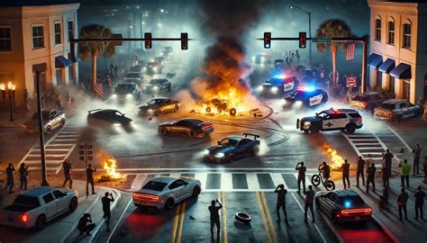 Drivers Terrorized During Florida Intersection Takeover