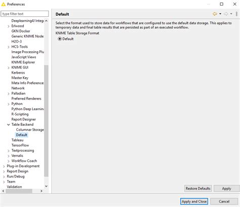 feedback thread for the new columnar table backend implemented fixes