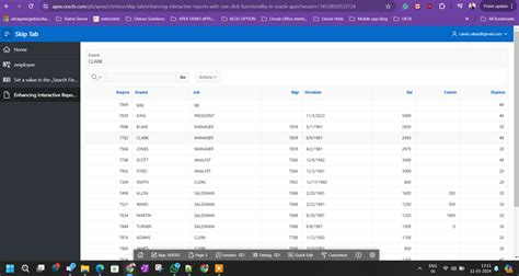 Retrieving Values On Row Click In Oracle APEX Interactive Reports Ontoor Blogs