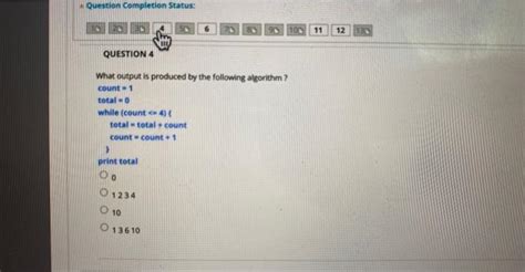 Solved What Output Is Produced By The Following Algorithm
