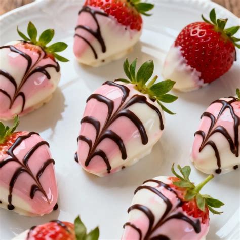 Pink Chocolate Covered Strawberries Perfect For Valentines Day