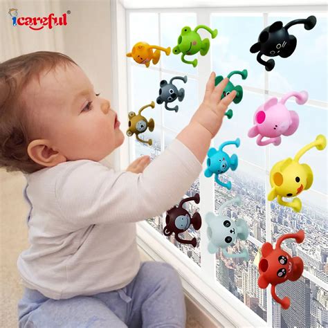 만화 피젯 인형 어린이 장난감 실리콘 손가락 빨판 장난감 새해 선물 놀이 빌딩 블록 장난감 세트 몬테소리 다트 게임 Aliexpress