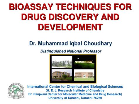 Ppt Bioassay Techniques For Drug Discovery And Development Powerpoint Presentation Id4042363