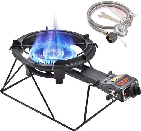 Arc 13” Single Outdoor Propane Burner With Sturdy Stand Harvest Grande