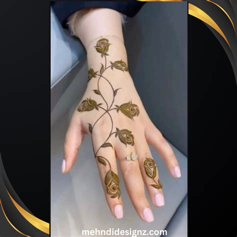 Rose Mehndi Designs A Blossoming Trend In Body Art Mehndi Designz