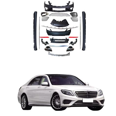 S65 Amg Modified Body Kit With Headlight For Mercedes Benz W222 S Class 2014 2017 Car Parts