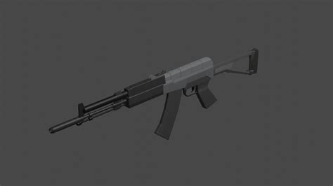 low poly AEK-971 by AxoGM