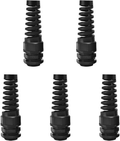 Strain Relief Cord Connector Cgele 5 Pack Npt 3 4 Waterproof Cable