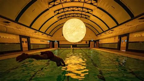 Luke Jerrams Sun Inspired Sculpture On Display At Bristol Pool