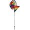 In The Breeze Triple Wheel Rainbow Garden Spinner With Wind