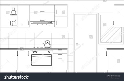 Kitchen Elevation Drawing