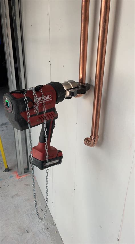 Love This Propress Tool So Much Had To Give It A Silver Chain 😎 R Plumbing