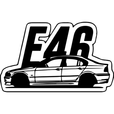 Sticker Bmw E46 Car Bmw E46 Bmw Bmw Cars