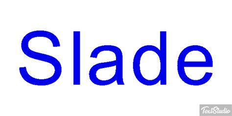 Slade Name Animated  Logo Designs