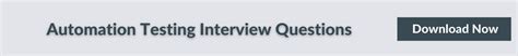 Automation Testing Interview Questions Every QA Should Read