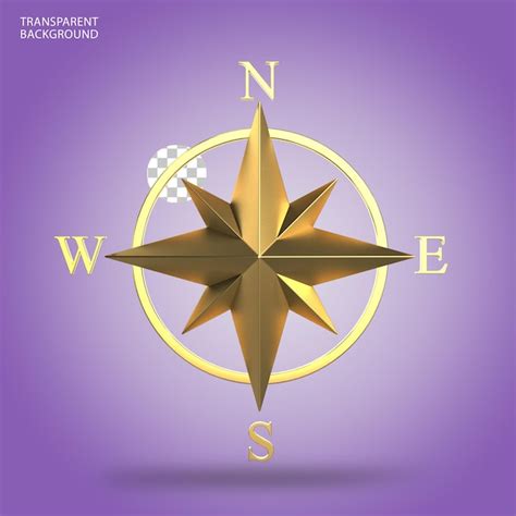 Premium Psd Compass Icon Isolated 3d Rendered Illustration