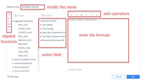 Add Calculation Indicator Finebi Help Document Finebi Document