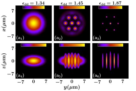 Ground State Density Profiles A1 A3 Nx Y And A4 A6 Ny Z Download Scientific