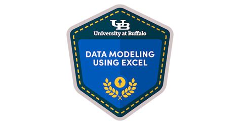 data modeling using excel credly
