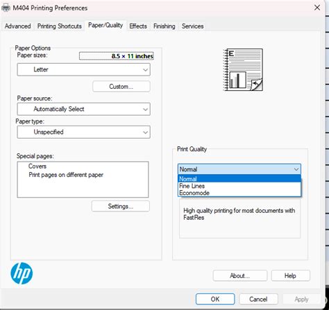 Laserjet Doesnt Give Option For Draft Or Economy Mode Hp Support