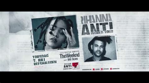 Rihannas Anti World Tour Rihanna The Anti World Tour Air