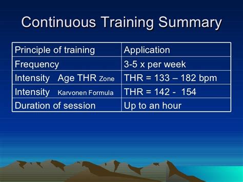 What Is Aerobic Continuous Training At Lisa Bazan Blog