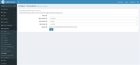 Fraudlabs Pro Nopcommerce