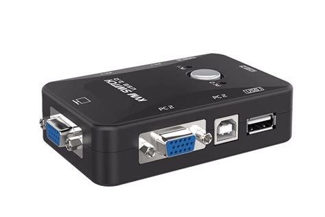 Port Manual VGA Kvm Switch With USB Keyboard Mouse VGA Switch And VGA Switcher Price